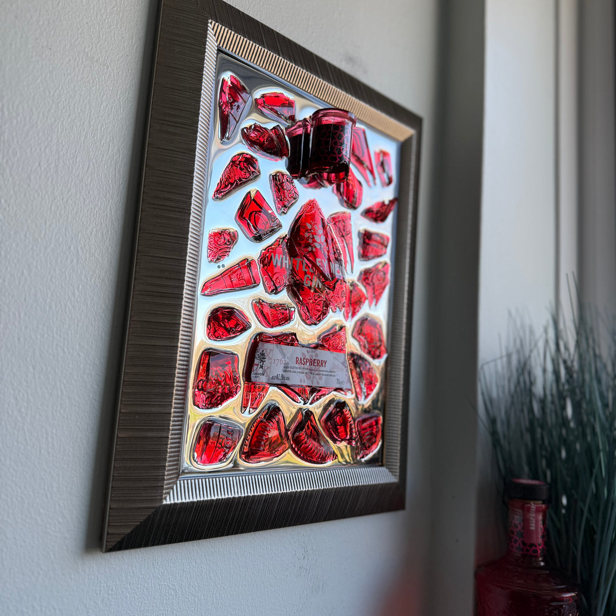 Whitley Neill Raspberry Gin Resin Art – Modern & Chic Wall Display ...